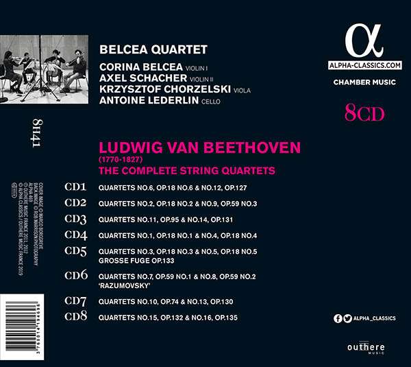 Beethoven: Complete String Quartets - Belcea Quatet | TYQmusic