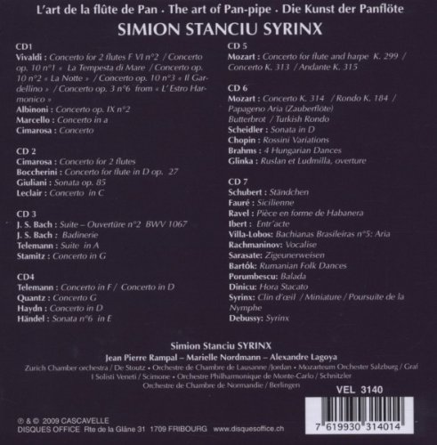 L'Art De La Flute De Pan - Simon Stanciu | TYQmusic