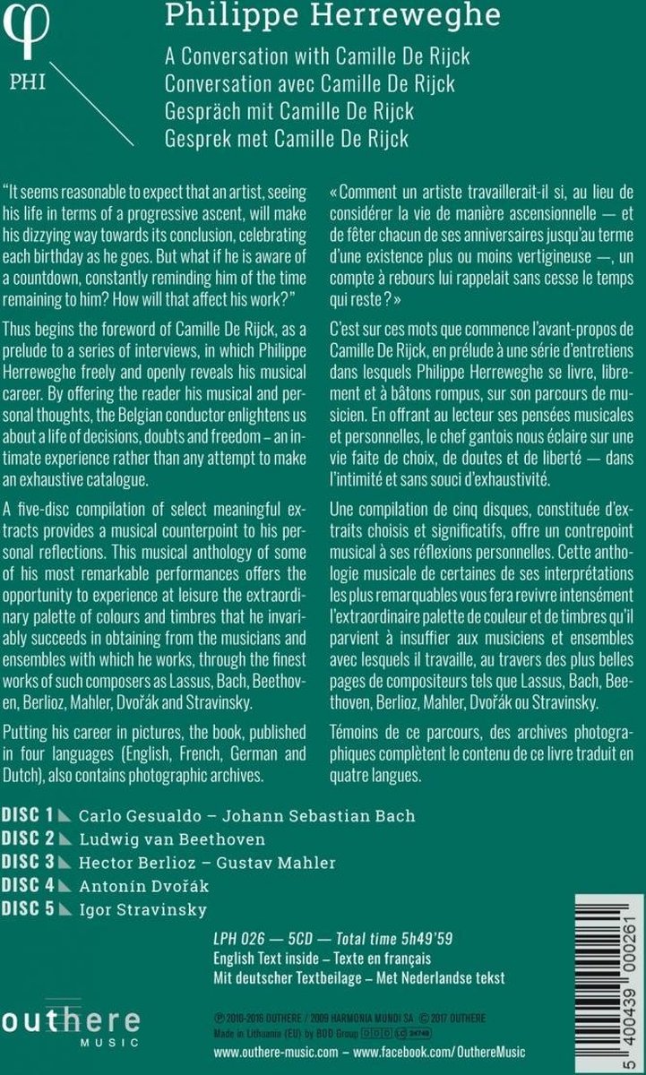 Philippe Herreweghe - A Conversation With Camille De Rijck | TYQmusic